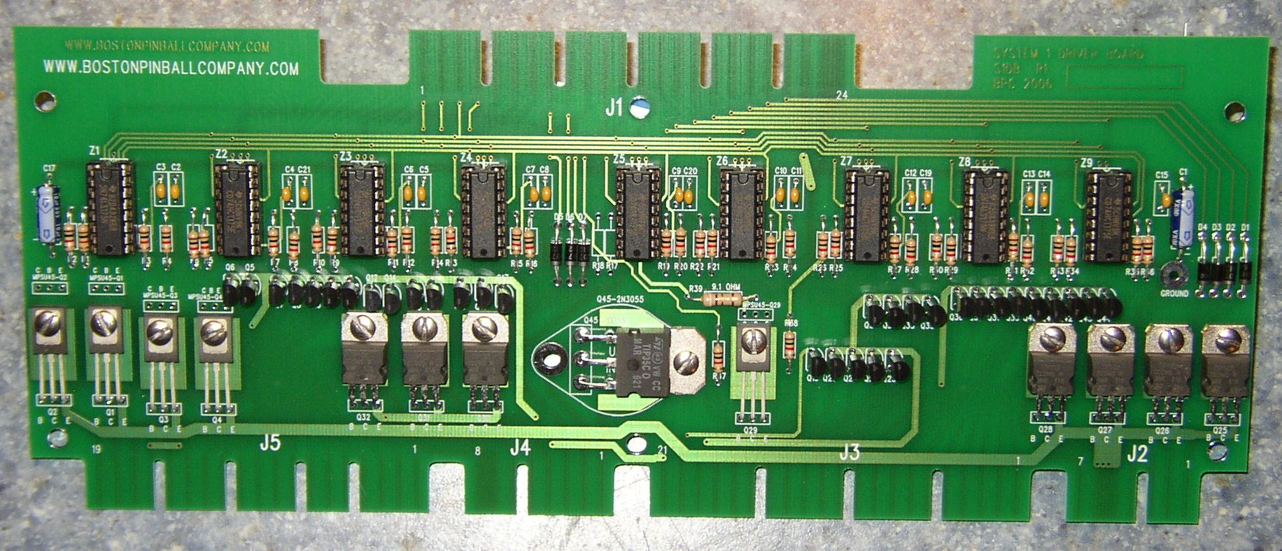 Replacement Driver Board for Gottlieb Pinball Machines